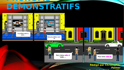 French: Demonstrative pronouns | Teaching Resources