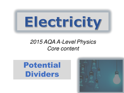 A level Physics (AQA 2015-) ELECTRIC CIRCUITS COMPLETE TOPIC BUNDLE - 6 ...
