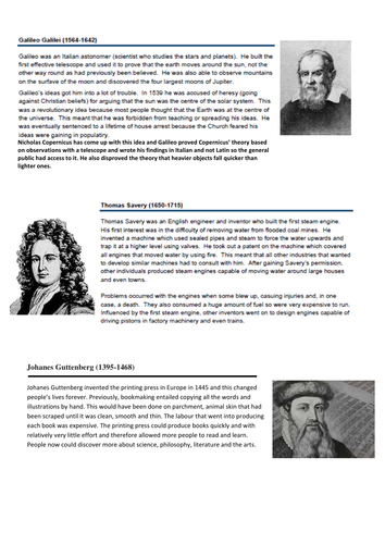 Who were the significant people of the Renaissance? | Teaching Resources