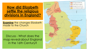 Edexcel 1-9 GCSE Elizabeth I Key Topic 1: Queen, government and ...