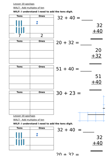 Year 2 Maths Block 2 Addition and Subtraction White Rose Planning and ...
