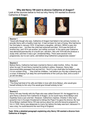 The Tudors - KS3 - Lesson 5 - Henry VIII and the Break from Rome ...
