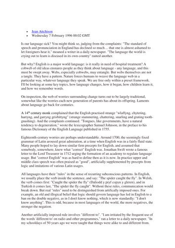 A-level English Lang OCR Topical Issues Ghetto Grammar - Should slang ...