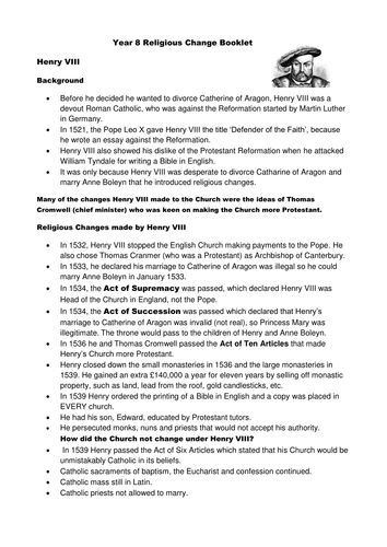 The Tudors - KS3- Lesson 12 - Elizabeth I and Religion | Teaching Resources