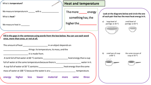 Heat and temperature | Teaching Resources