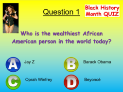 Black History Quiz | Teaching Resources