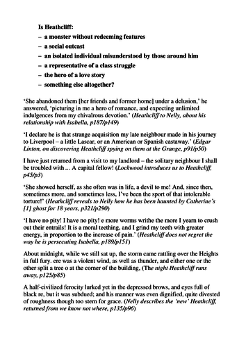 'Wuthering Heights' lesson 18 - chapters 26, 27, 28, repetitions and ...