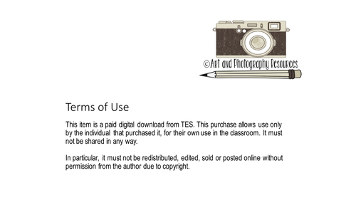 Photography Composition Guide Cards | Teaching Resources