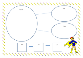 Part part whole addition subtraction mats ks1 | Teaching Resources
