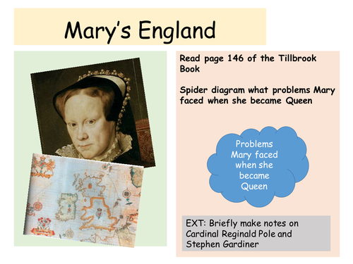 AQA 1C Mary I Lesson 2 | Teaching Resources