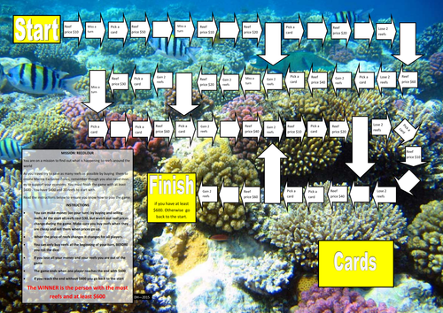 Coral Reefs Board Game | Teaching Resources