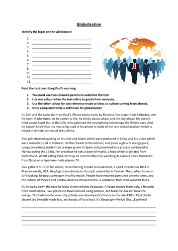 6.1.1 Introduction to Globalisation and Global Trade | Teaching Resources