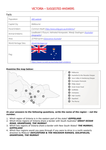 Australia - Geography worksheets and activities | Teaching Resources
