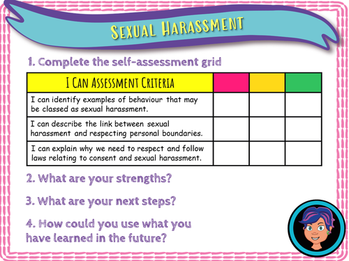Sexual Harassment Introduction PSHE | Teaching Resources