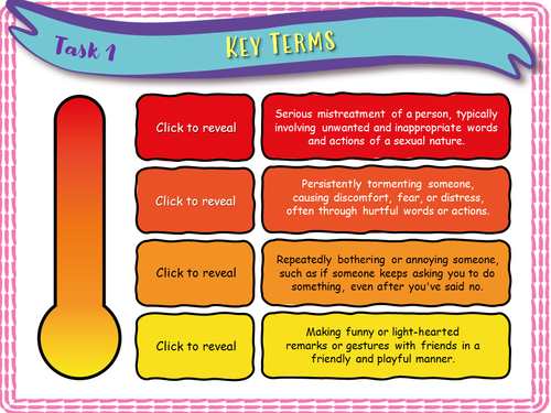 Sexual Harassment Introduction PSHE | Teaching Resources