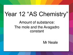 AQA A-Level Chemistry Calculations | Teaching Resources