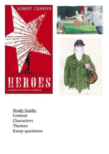Heroes Study Guide WJEC English Literature | Teaching Resources