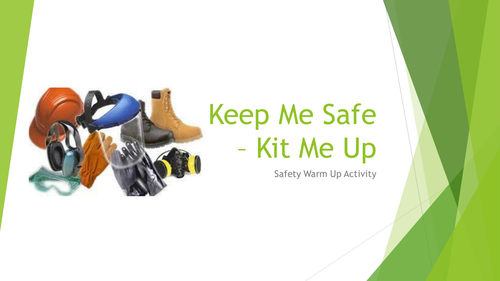 Lesson Starter / Warm up Health and Safety game - Keep me Safe - Kit me ...