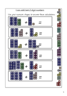 Numicon Adding Two 2 Digit Numbers | Teaching Resources