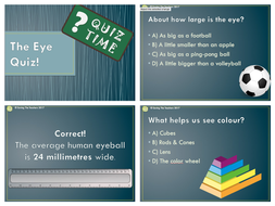 Light and Sight PowerPoint: The Human Eye Introduction | Teaching Resources