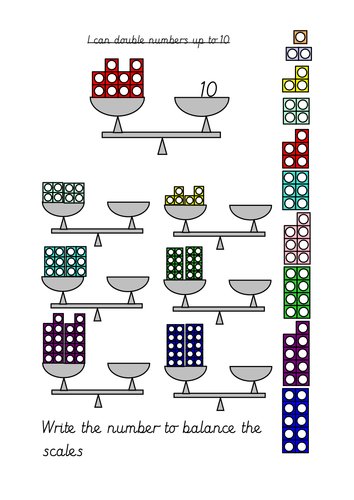 Numicon Doubling Lesson Pack | Teaching Resources Numicon Doubling Lesson Pack | Teaching Resources