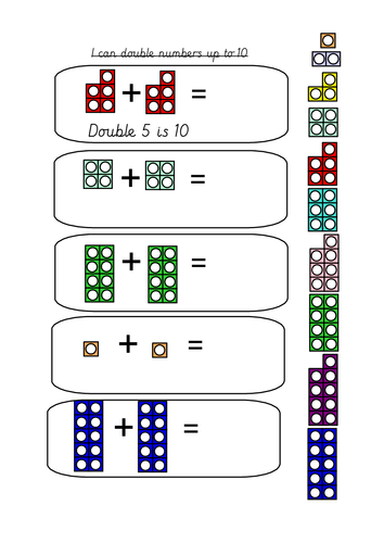 Numicon Doubling Lesson Pack | Teaching Resources Numicon Doubling Lesson Pack | Teaching Resources