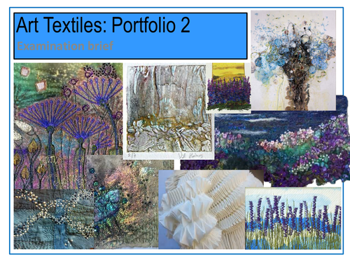 Art Textiles GCSE Project two exam links | Teaching Resources