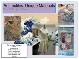 Art Textiles Year 9 | Teaching Resources