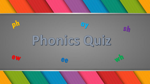 Phonics Quiz | Teaching Resources