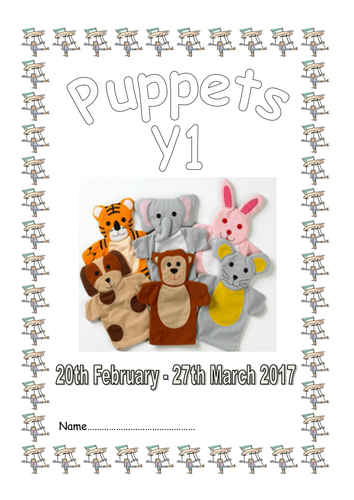Making Hand Puppets Year 1 - Booklet Worksheets and Lesson plans ...
