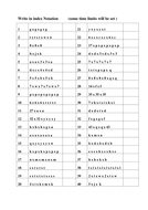 Index Notation Write/Convert | Teaching Resources