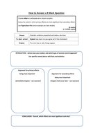 AQA GCSE Geography 9 marker worksheets | Teaching Resources