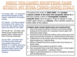 A-LEVEL GEOGRAPHY VOLCANO CASE STUDIES | Teaching Resources