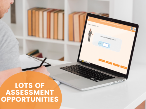 Substitution into Formulae and Expressions KS3 Interactive Digital ...