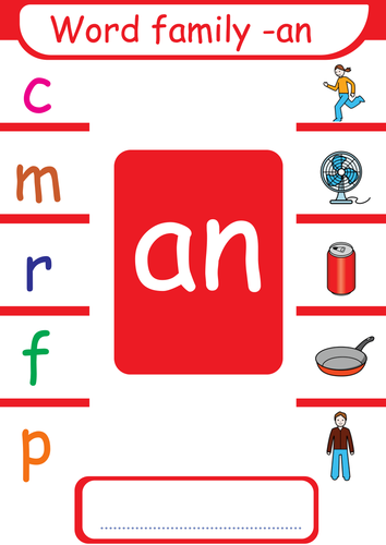 CVC Word Families -short vowels | Teaching Resources