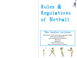 Rules and regulations for netball by mpercival1 - Teaching Resources - Tes