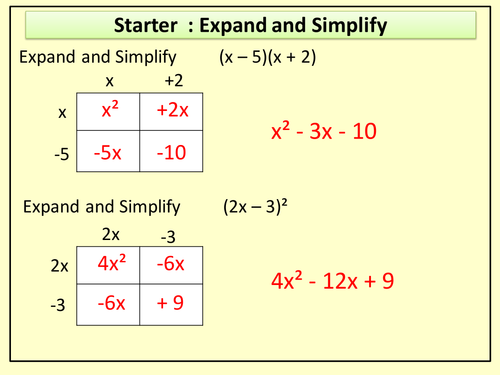 Expanding Triple Brackets (including Problem Solving GCSE questions ... Expanding Triple Brackets (including Problem Solving GCSE questions ...