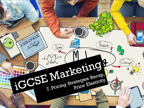 CIE iGCSE Business 0450 Unit 3 Marketing | Teaching Resources