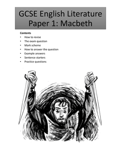 AQA Macbeth NEW GCSE complete guide and PRACTISE QUESTIONS ...