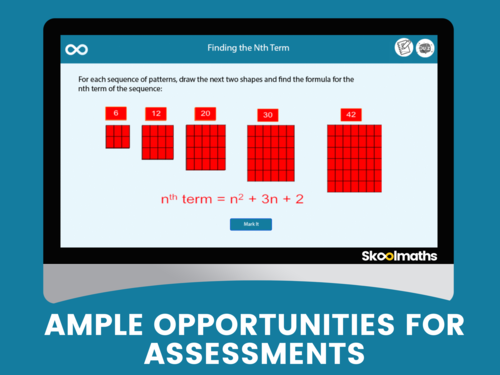 Linear Sequence - GCSE Digital Maths Lesson | Teaching Resources