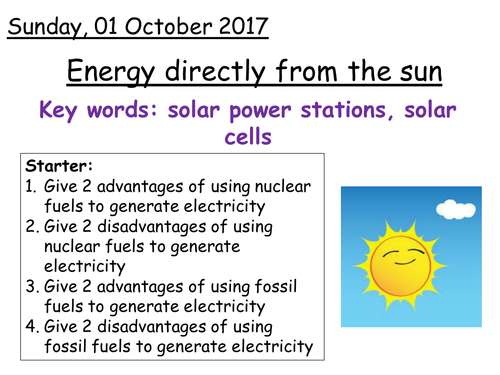 Energy - AQA Physics GCSE new (first exams in 2018) Specification ...