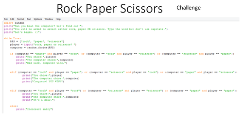 Python Coding Exercise for GCSE Computer Science coursework preparation ... Python Coding Exercise for GCSE Computer Science coursework preparation ...