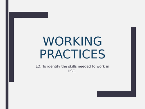 L3 BTEC Health and Social Care - Unit 2 (Working in HSC) LA.B and LA.C ...