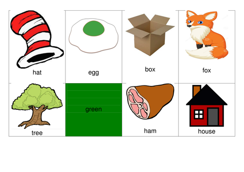 Green Eggs and Ham Vocab | Teaching Resources