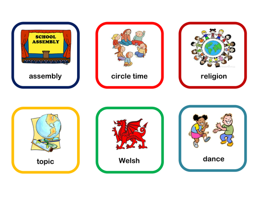 First Then Schedule for Autism ASD with visual activity tiles ...