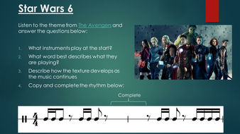 EDEXCEL GCSE Music Star Wars Pack | Teaching Resources