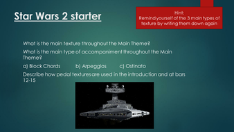EDEXCEL GCSE Music Star Wars Pack | Teaching Resources
