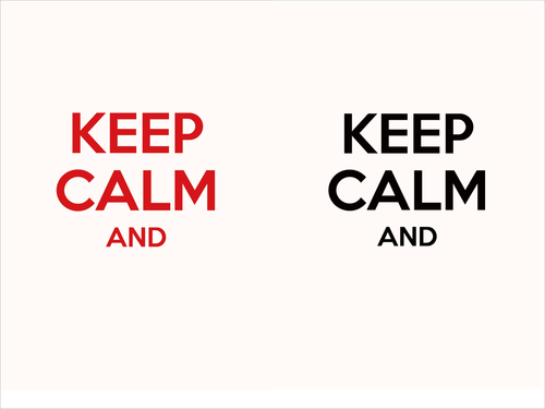 Keep Calm Mini Lesson - Free | Teaching Resources