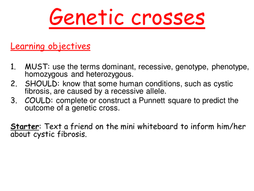 New GCSE Genetics_ Lessons 6.1_6.7 | Teaching Resources