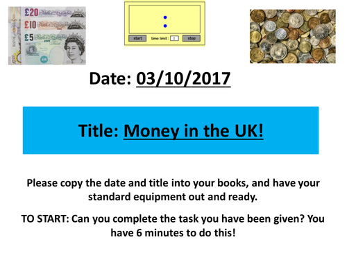 An introduction to Money! An EAL and Life Skills Lesson | Teaching ...